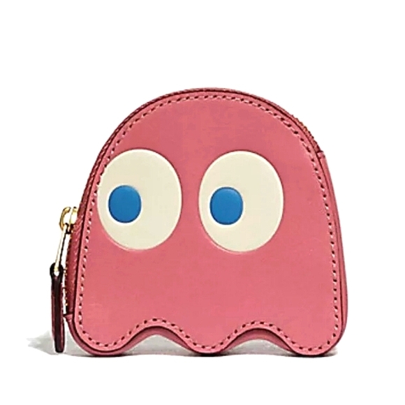 Coach | Bags | Coach Pacman Limited Edition Pinky Ghost Change Purse ...
